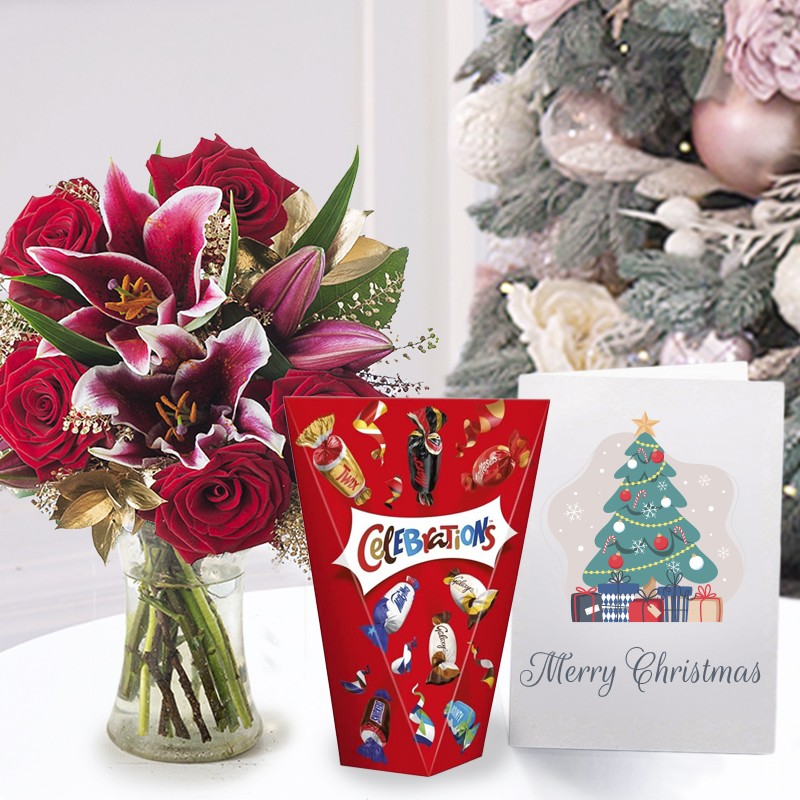 Golden Rose & Lily, Celebrations Mini Chocolate & Biscuit Bars (185g ...